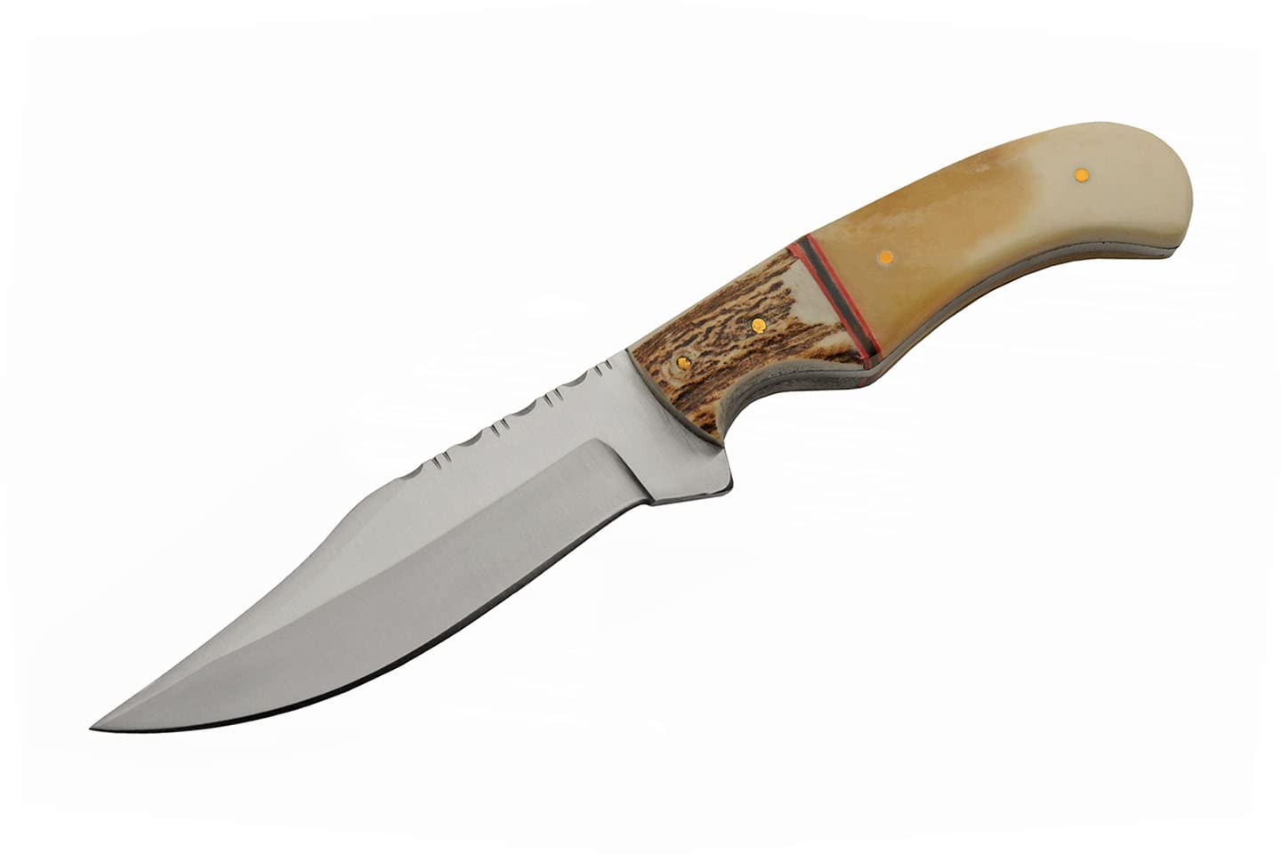 Venison Stainless Steel Blade Bone/Stag Handle 8.75 inch Hunting Knife