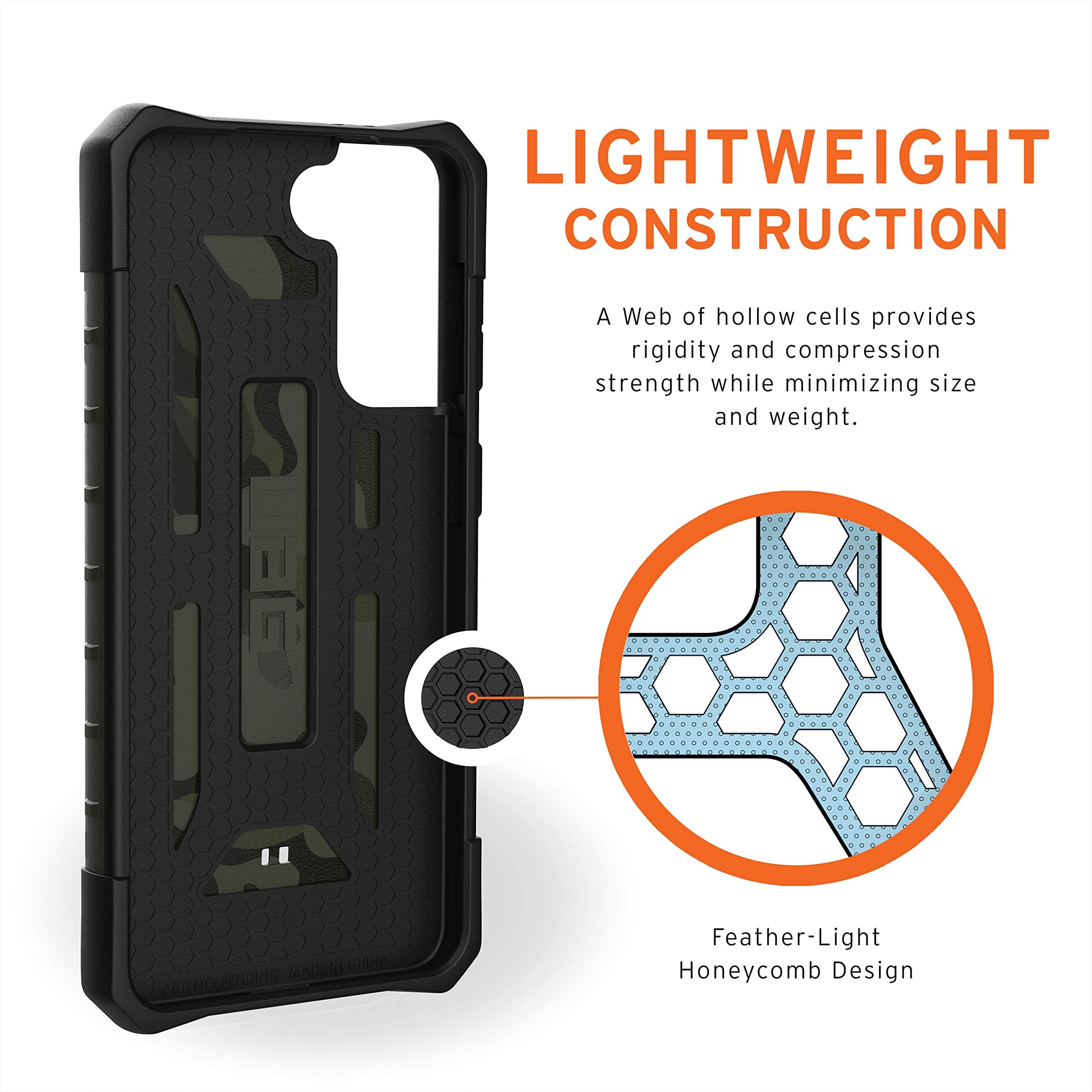 URBAN ARMOR GEAR UAG Designed for Samsung Galaxy S21 Plus Case Camo Forest Rugged Lightweight Slim Shockproof Pathfinder SE Protective Cover, [6.7 inch Screen]