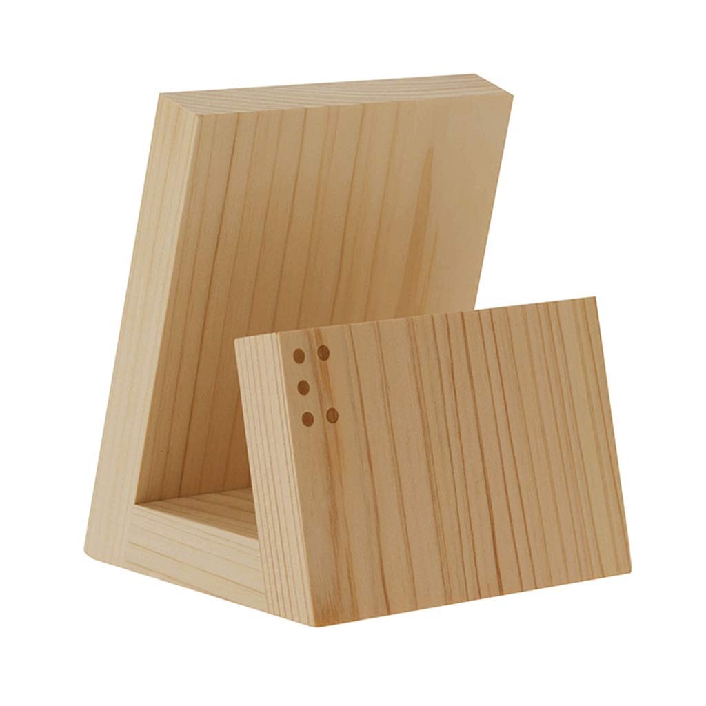 WUDILU Wooden Pot Lid Holder Storage Rack Pan Pot Cover Lid Spoon Rest Stand Spoon Holder Shelf Kitchen Accessories