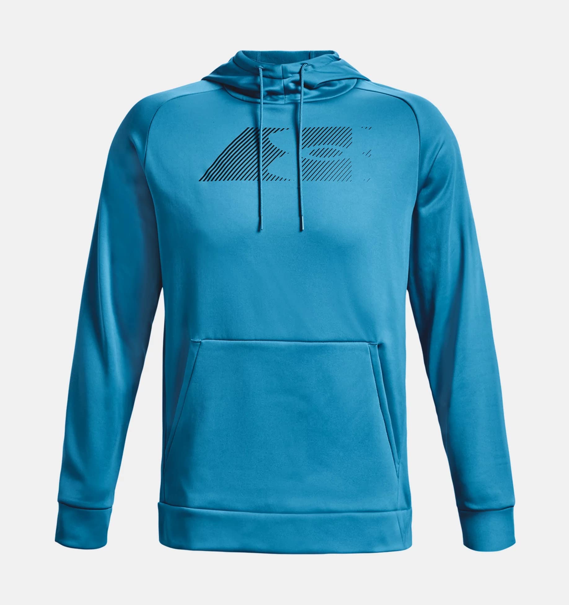 Under Armour Men's Armour Fleece Graphic Hoodie Pullover 1373404 (as1, alpha, m, regular, regular, Radar Blue/Black-422, Medium)