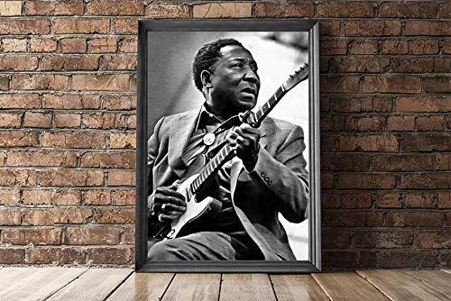Wall Décor Muddy Waters Canvas Poster (13 x 19 Inches) | Ready to Frame for Office, Living Room, Dorm, Kids Room, Bedroom, Studio, Printed On Real Cotton Canvas