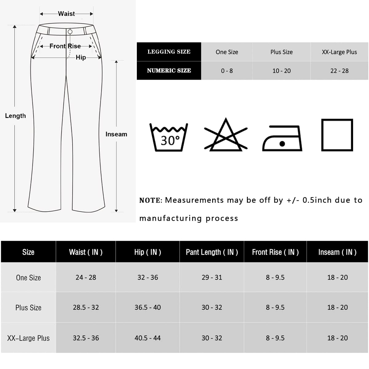 Zioccie High Waisted Capri & Full Length Leggings for Women - Buttery Soft Tummy Control Yoga Pants for Workout Running (Capri White, One Size)