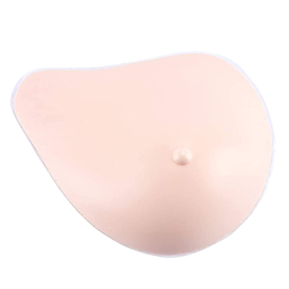 UYBAG 1 Piece Silicone Breast Forms Swimsuit Prosthesis Bra Pads Inserts A-F Cup Mastectomy Breast Cancer Surgery Woman Chest Improvement,Right,250g(Piece) Cup~B