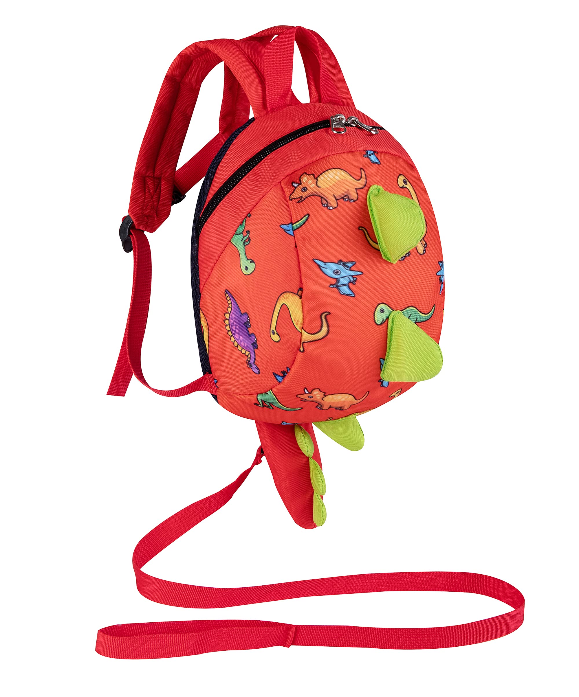 YUPING Toddler kids Dinosaur Backpack Book Bags with Safety Leash for Boys Girls (Style:2 Green)