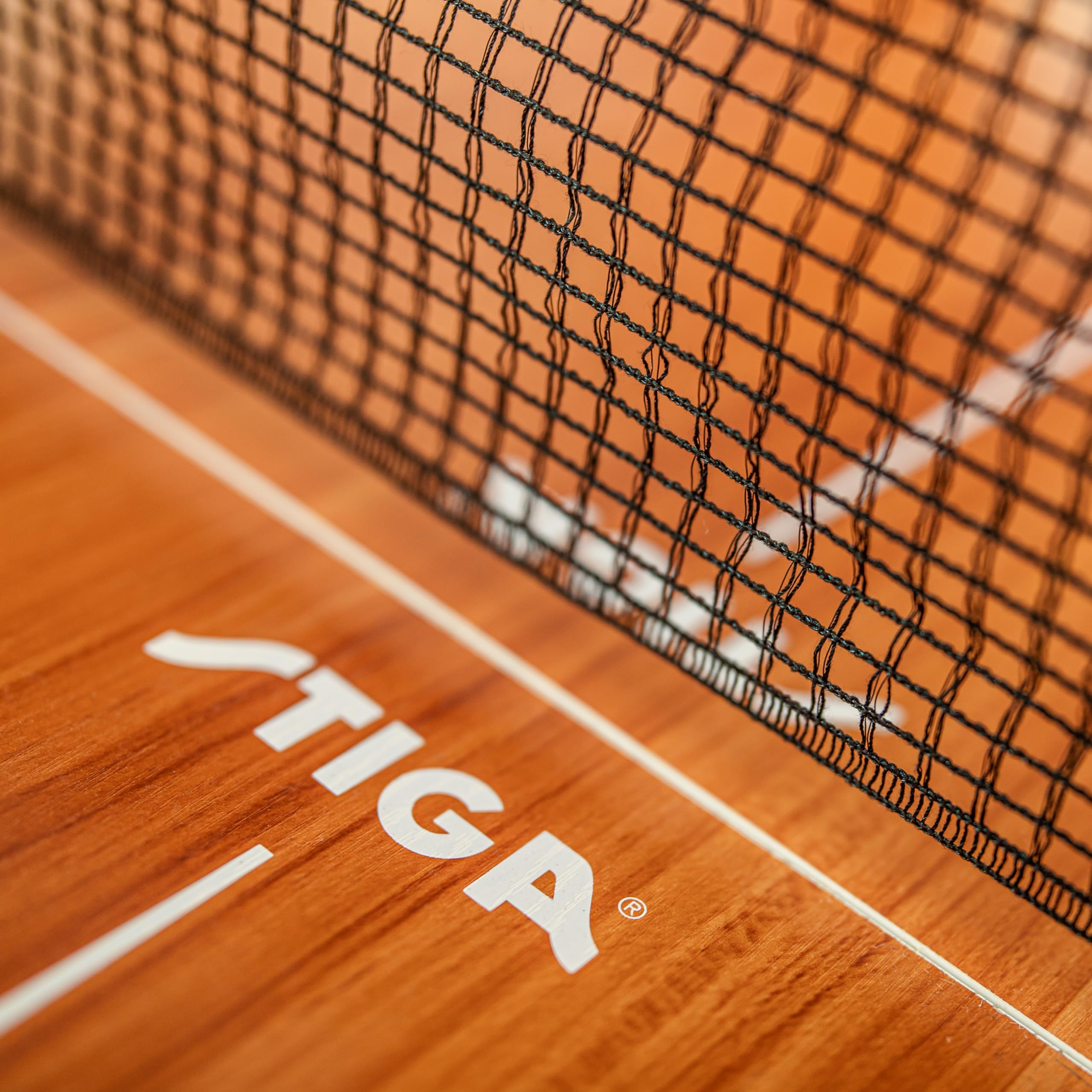 STIGA Space Saver - Mid-Size Portable Table Tennis Table - Compact Storage Fits in Most Closets โ Includes Ping-Pong Net & Post - No Assembly Required