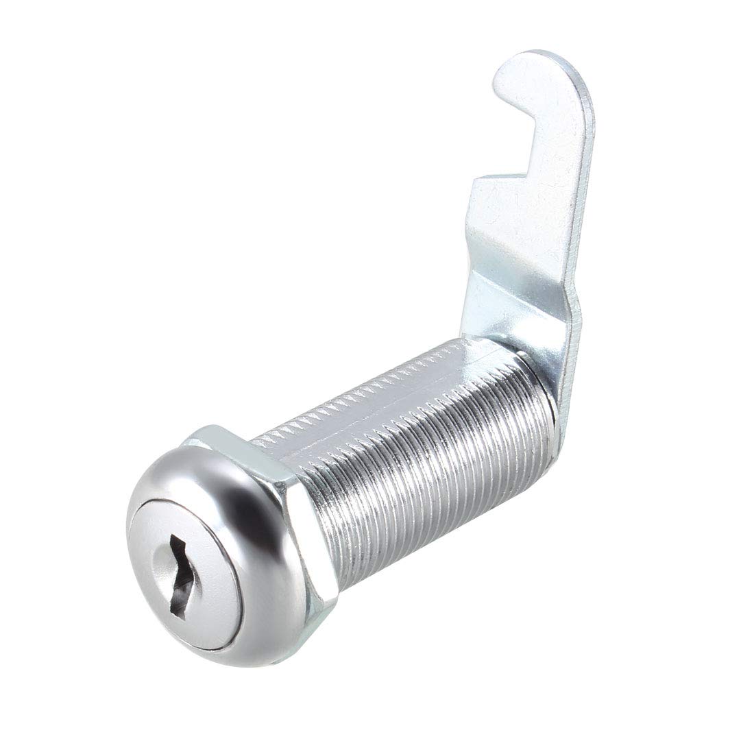 uxcell Cam Lock 1-1/2" Cylinder Long Cabinet Locks with No.1 Cam, Fits on 1-3/8" Max Thick Panel, Keyed Different 2Pcs