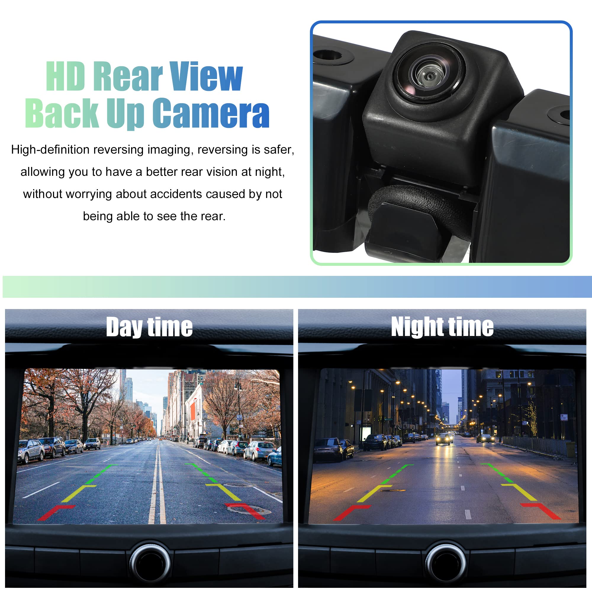 X AUTOHAUX Rear View Back Up Camera Rear Park Assist Reverse Camera 84143039 for Chevrolet Colorado 2015-2022