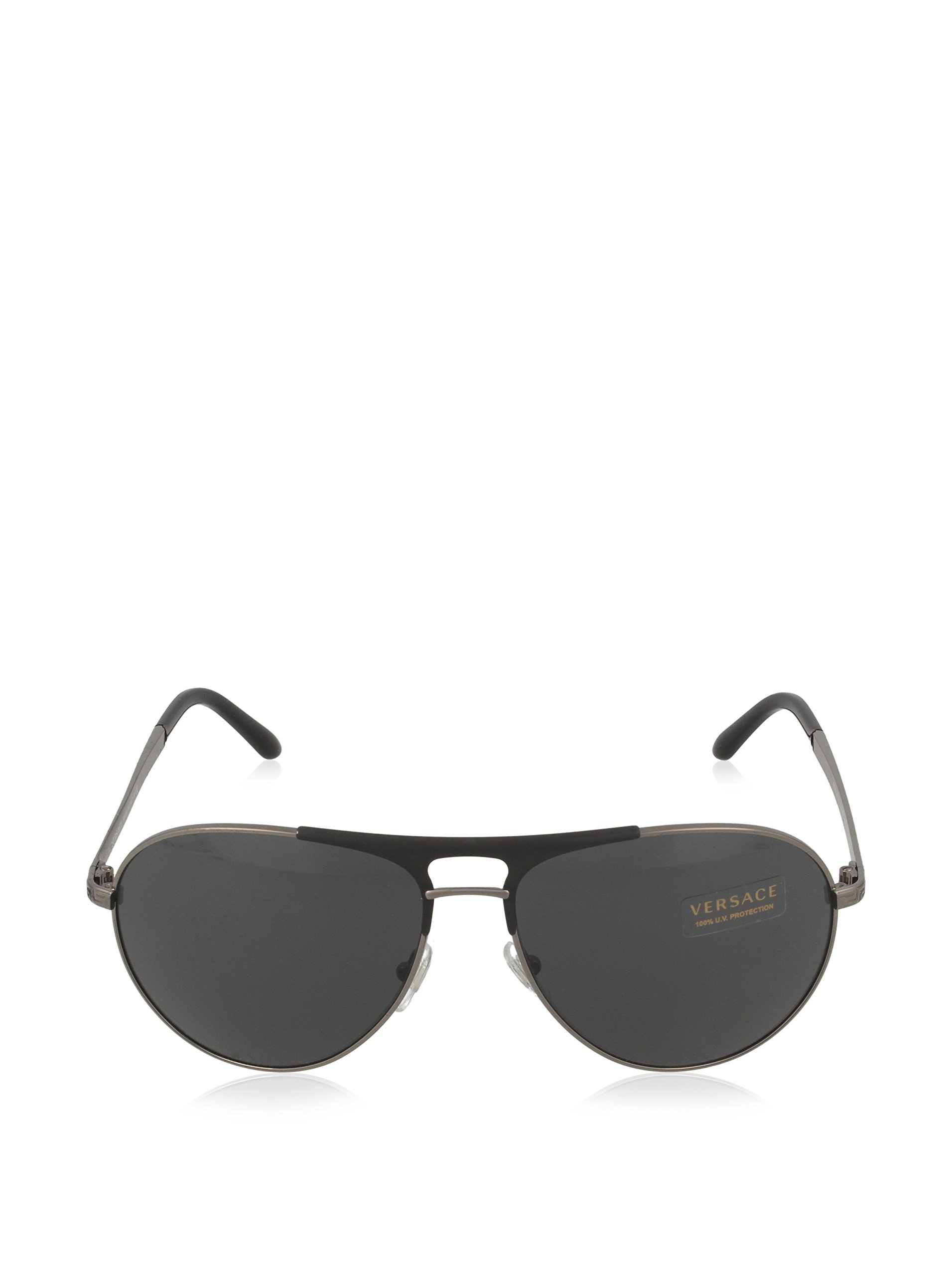 Versace Men's VE2164 Gunmetal/Matte Black/Gunmetal/Gray