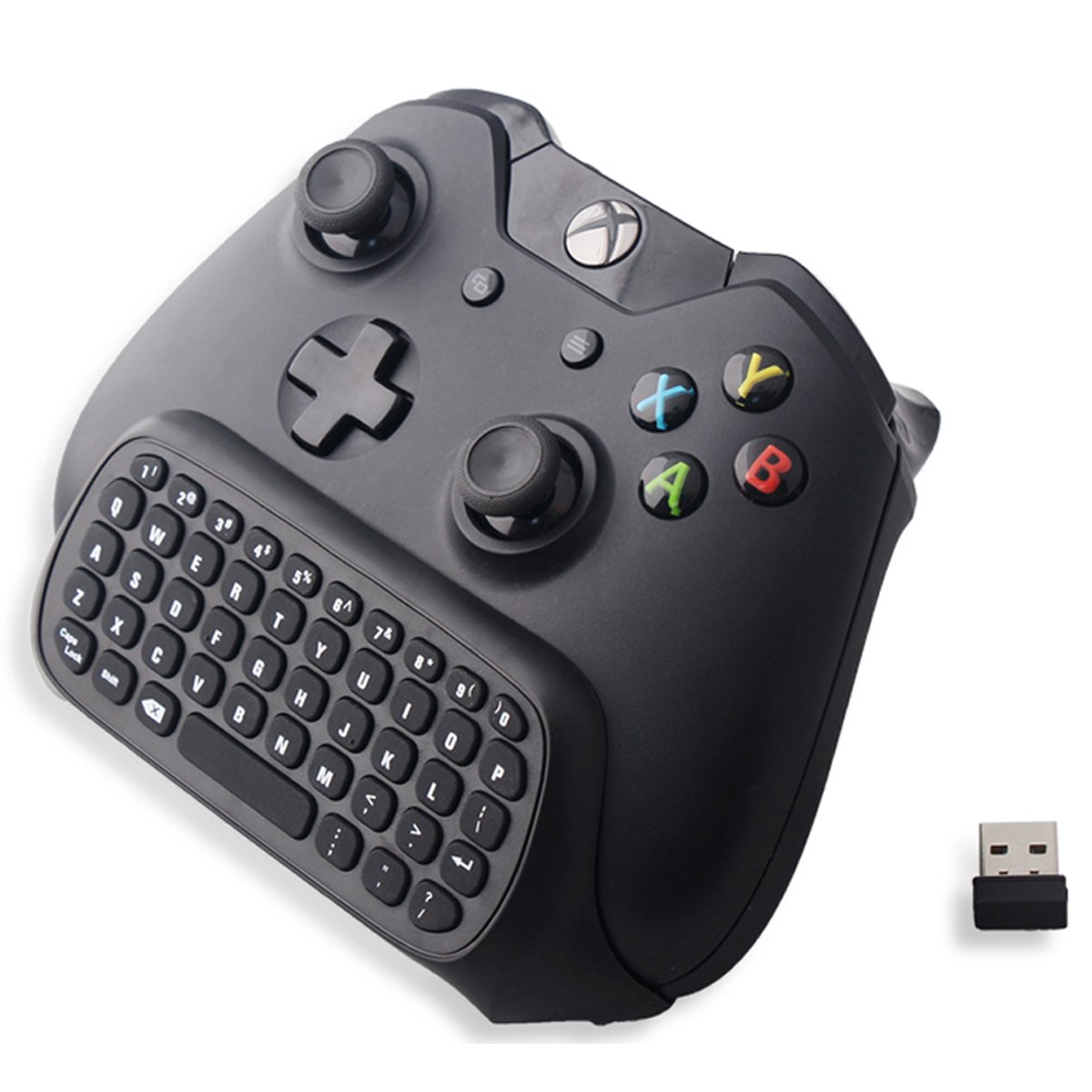 Xbox Keyboard, 2.4G Wireless Keypad Gamepad Chatpad Online Gaming Live Chat Message Keyboard with 3.5MM Headset and Audio Jack for Microsoft Xbox Series S/X, Xbox One S/X & Elite 1 2 Controller