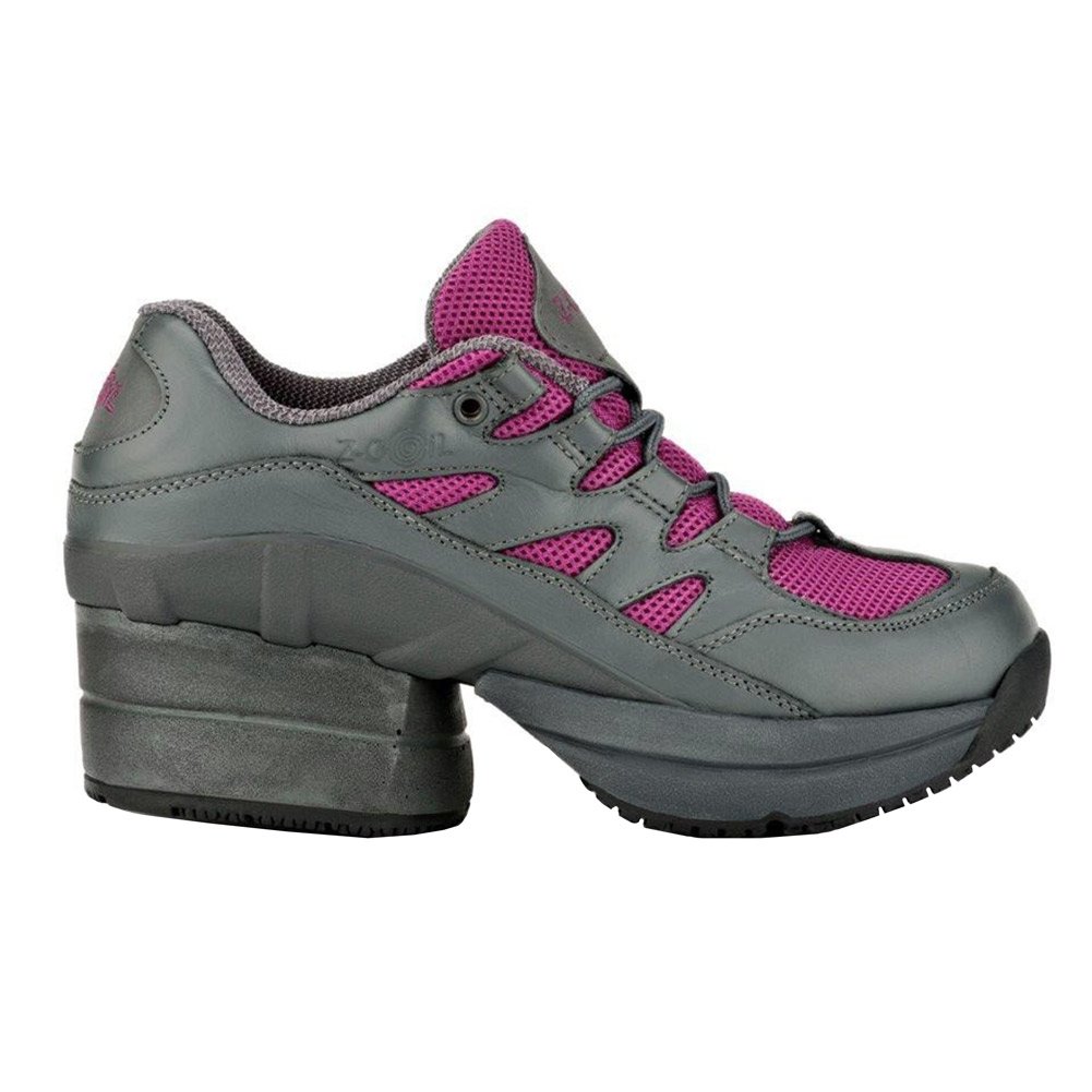 Z-CoiL Women's Freedom Slip Resistant Enclosed CoiL Leather Tennis Shoe (Pink, numeric_10)