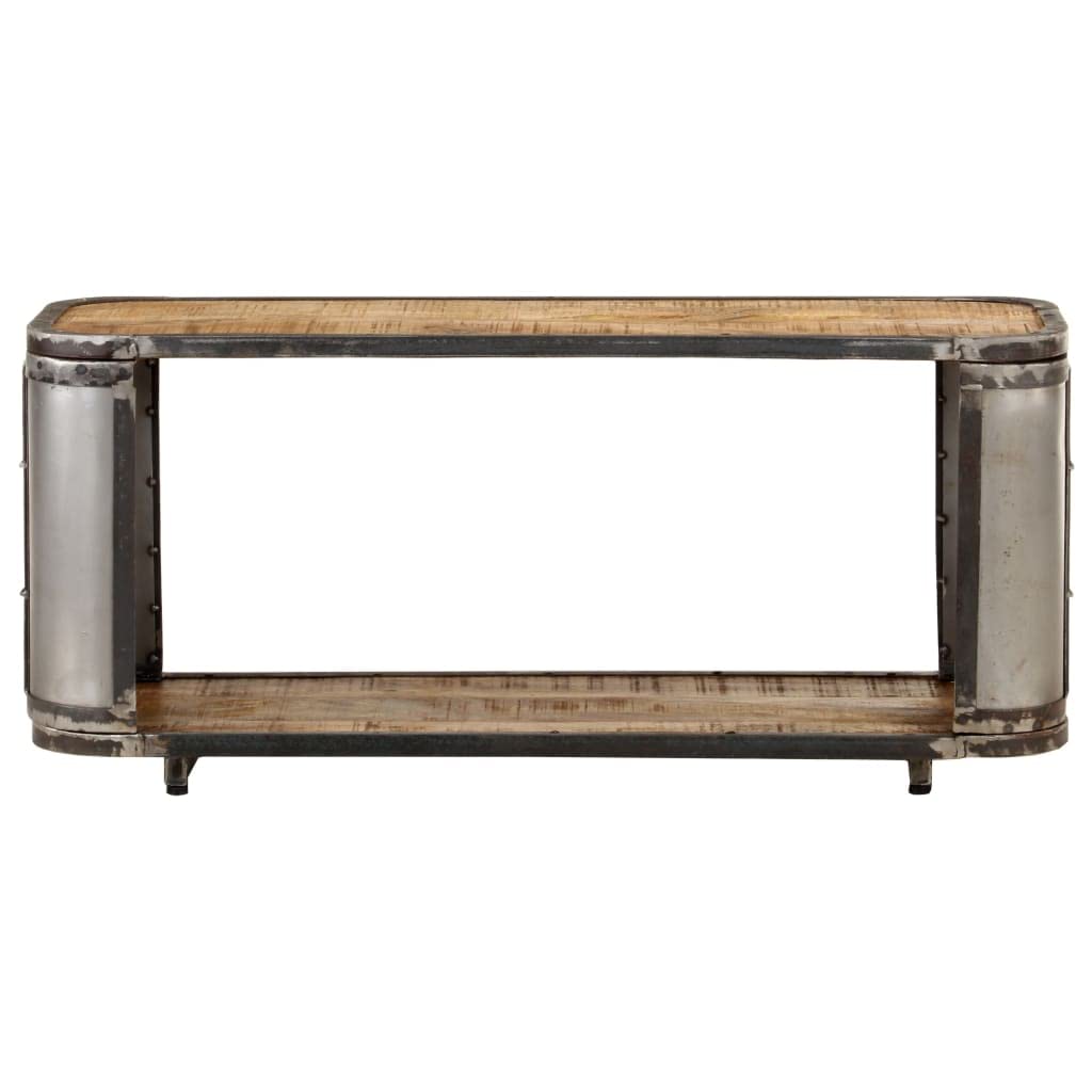 THYUOVAI TV Cabinet,Side Cabinet Entertainment Stand Storage cabine Lowboard Suitable for Living Room,Bedroom,Closet,Hallway,Foyer,Office 35.4"x11.8"x15.7" Solid Mango Wood
