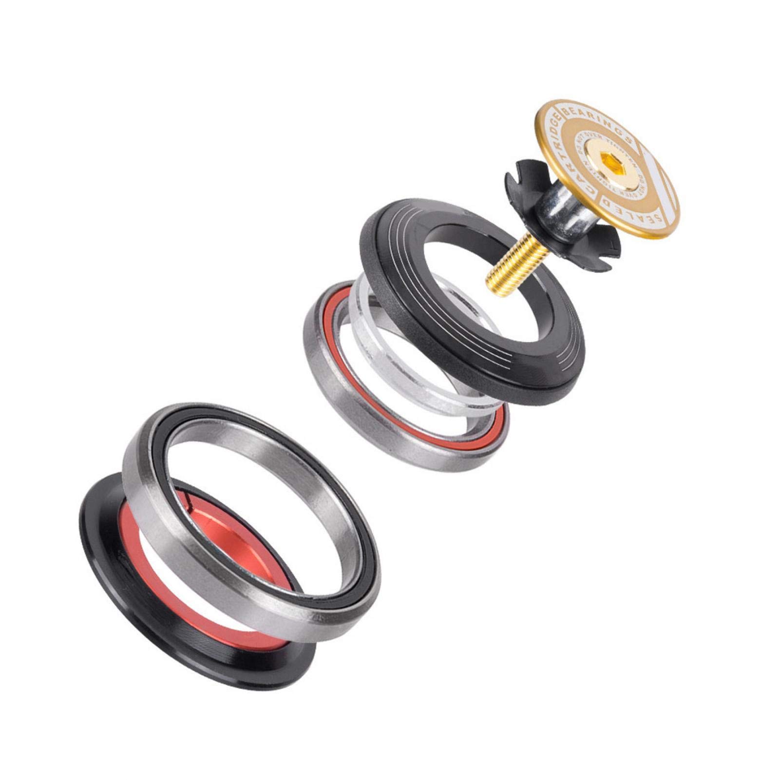 Weiyirot Bicycle Bearings, Scooter Headset, Colorfast BMX Forks, for Bicycle for Bike