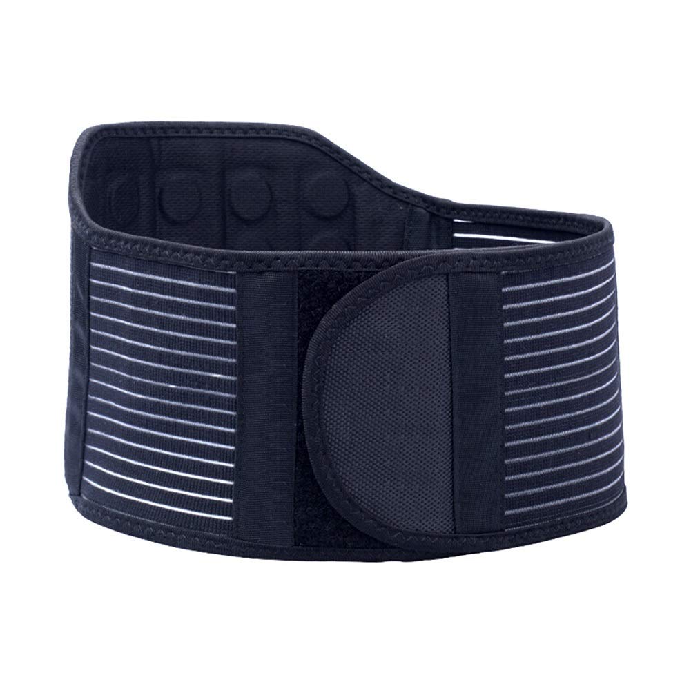 ZFF Lumbar Brace - 21 Magnet Physiotherapy for Men Women Lower Back Relief Pain & Prevents Injury Improves Sciatica (Size : S)