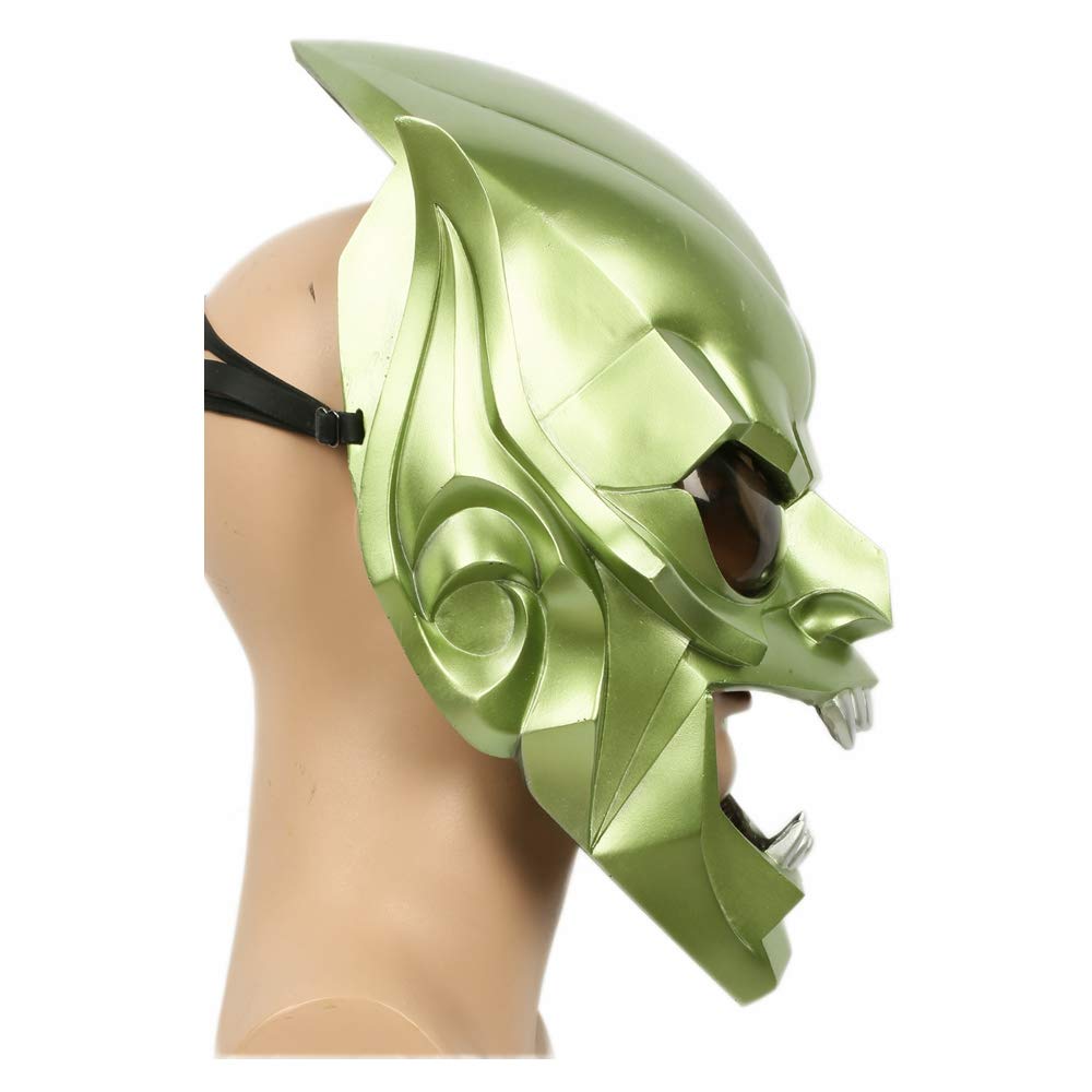 Xcoser Goblin Mask Deluxe Green Resin Man Halloween Cosplay Costume Prop