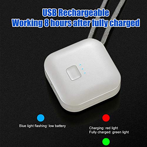 WOOLALA Air Necklace for Adult/Kids, Portable Ionizer Air Necklace 3 Millions Ions