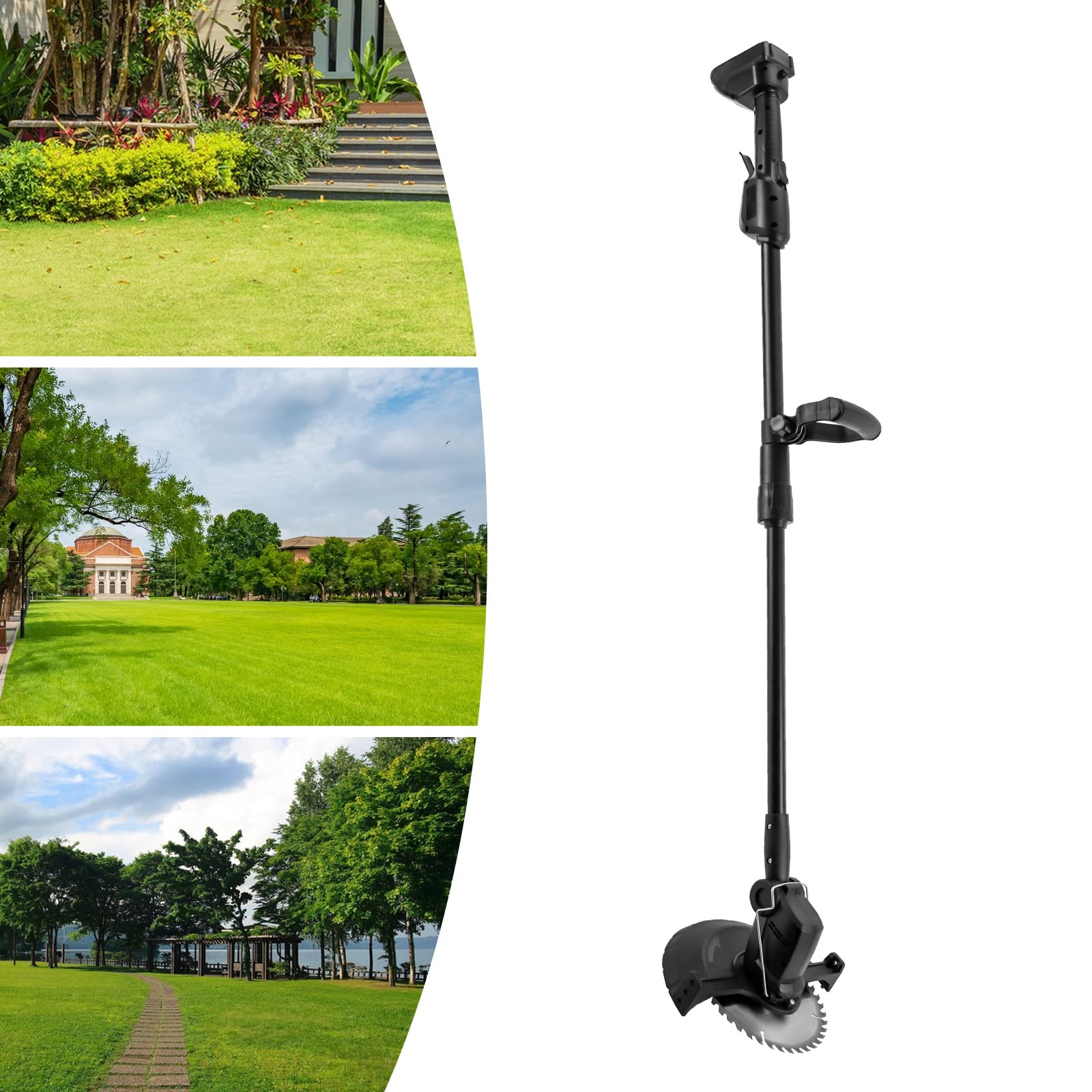 String Trimmer and Lawn Edger Grass Trimmer with Adjustable Head and Handle Cordless Trimmer Kit with a Brushless Motor Tool Only