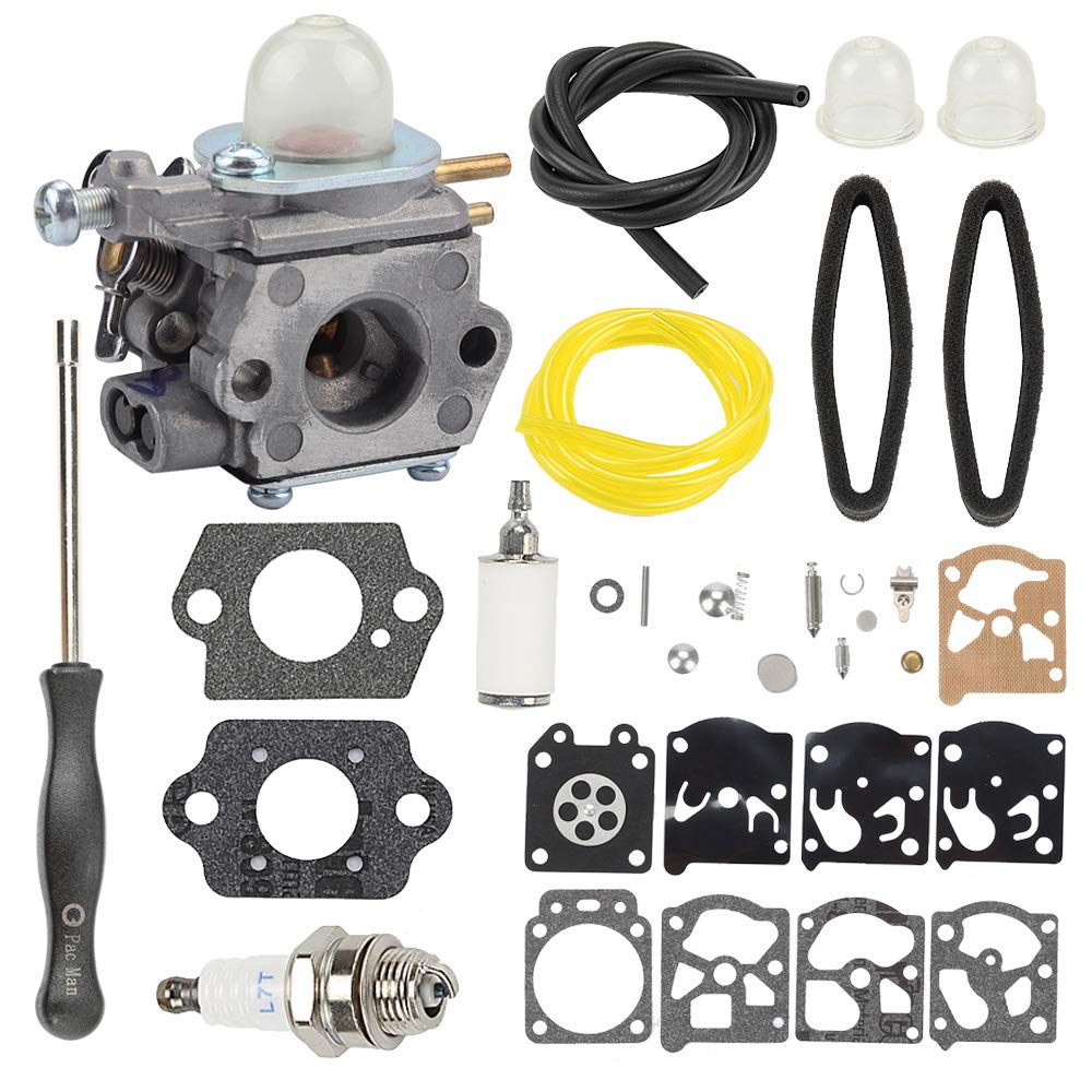 WT-973 Carburetor 753-06190 for Bolens BL110 BL160 BL425 Troy-Bilt TB80EC TB32EC TB21EC TB22EC TB2040XP YM21CS String Trimmer Yard Man Y25 Y2500 Y2550EC Y2700EC