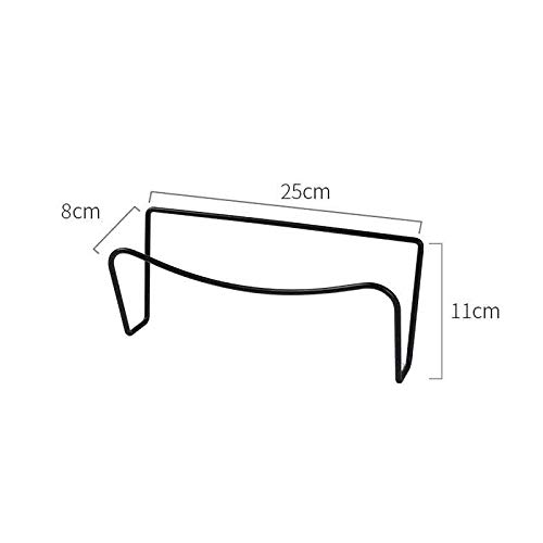 WUDILU Creative Wall Mounted Pot Lid Holder Kitchen Cutting Board Towel Pan Cover Hanging Drainage Drying Rack Cooker Stand (Color : D)