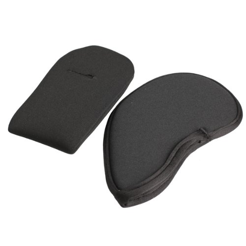 WinnerEco Golf Putter Cover, Black Set of 11pcs Golf Club Putter Iron Head Cover Case Protector Sleeve