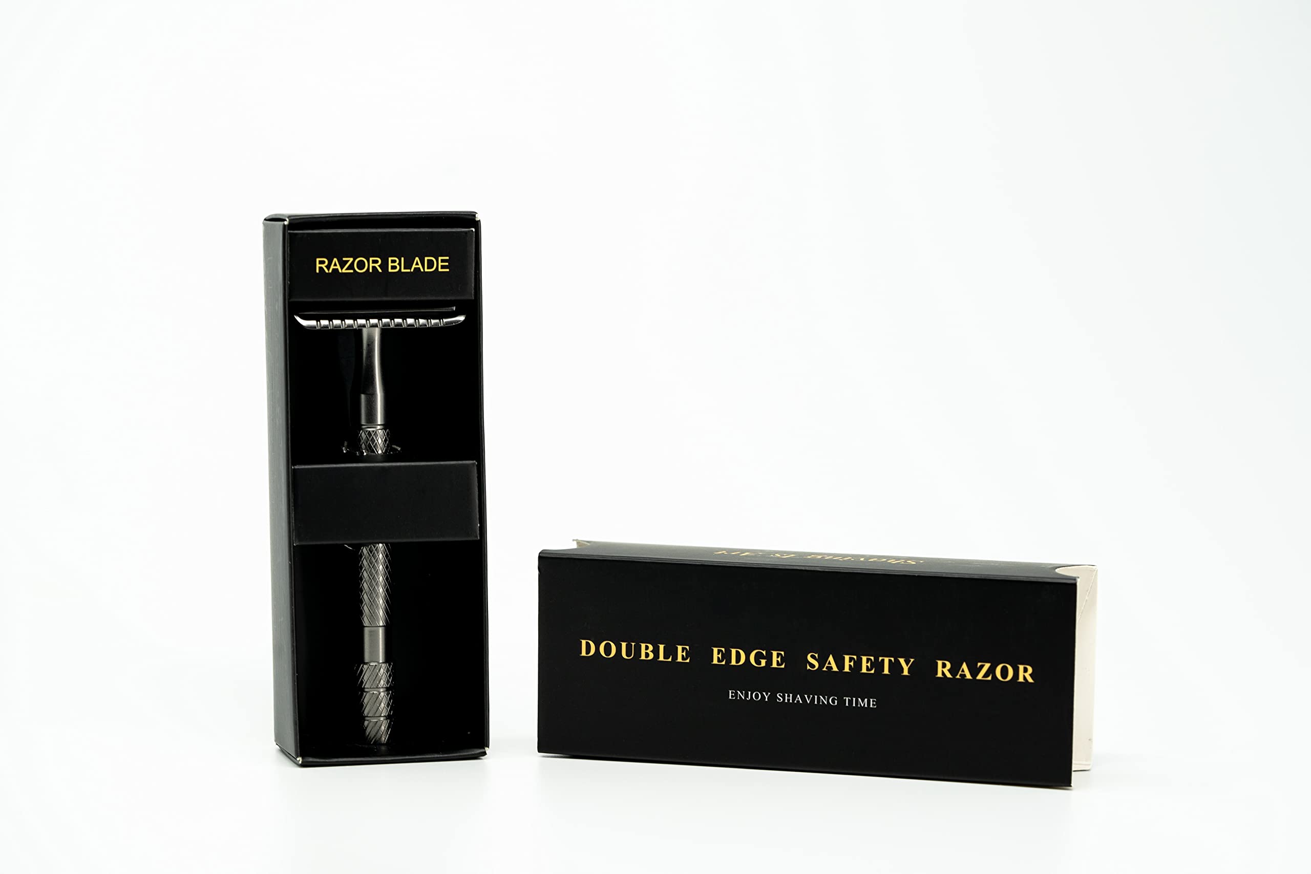 Wuldor Double Edge Wet Shave Safety Razor with 5 free blades