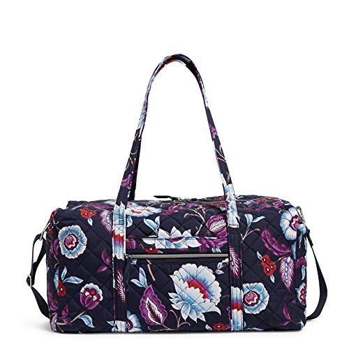 Vera Bradley Women's Performance Twill Large Travel Duffle Bag, Mayfair in Bloom, One Size