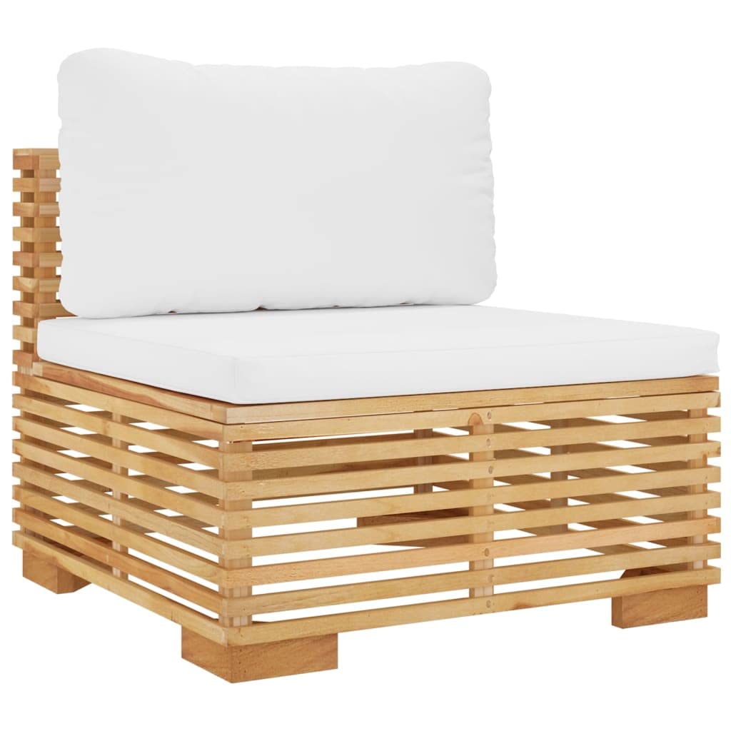WEHUOSIF 4 Piece Patio Lounge Set with Cushions,Garden Lounge Set,Combination Sofa,Pool Sofa Set,Conversation Sofa,Party Furniture,for Homes,Offices,Living Room,Cafes,Solid Wood Teak