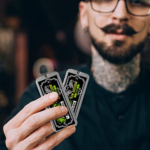 Viking Revolution Mustache Wax 2 Pack - Extreme Hold Beard & Moustache Wax for Men - Strong Hold Helps Train Tame & Style - Citrus & Sandalwood Scents- 0.5oz each