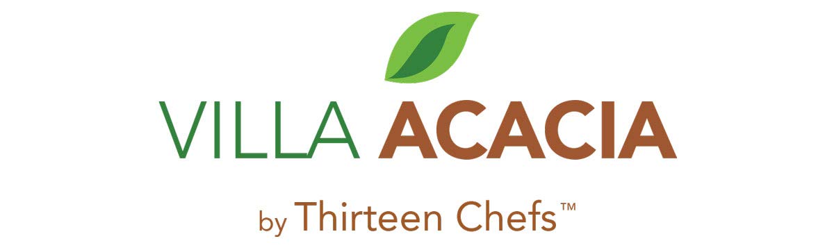 Villa Acacia Wood Bread Board - 12 x 7 in Handcrafted Wooden Cutting Board Slicer Tray with Handle Medium