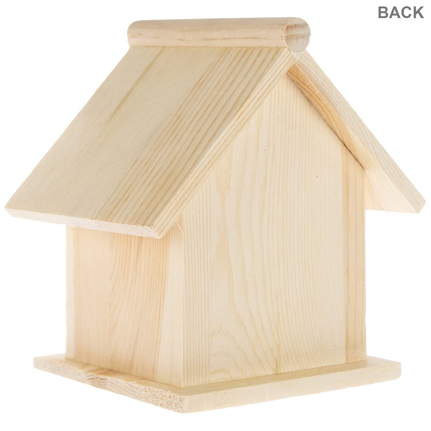Woodpile Fun! Hobby Lobby DIY Paintable Customizable Square Unfinished Wood Birdhouse for Kids and Adults