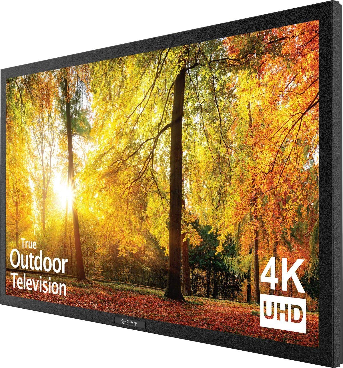 SunBrite SE 43-inch Partial Sun Outdoor TV | 4K Ultra HD LED Weatherproof Television - includes Speaker bar (SB-SE-43-4K-BL)