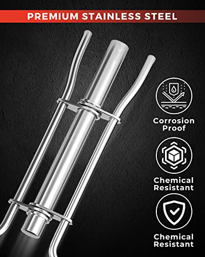 VEHIFOMO Hydraulic Cylinder Seal Installation Tools Kit, Hydraulic Cylinder Piston Repair Gland Seal Tools, U Cup Rod Seal Twisters Universal Seal Twistor Install Tool Set (3 PCS)