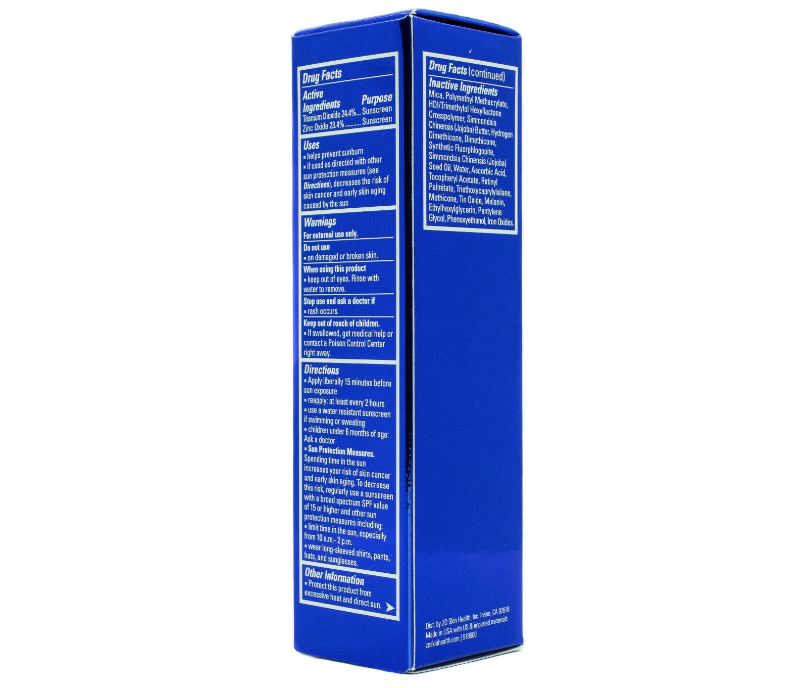 ZOSH ZO Skin Health Sunscreen+Powder Broad Spectrum SPF 40 (Light) 0.10 oz / 3 g