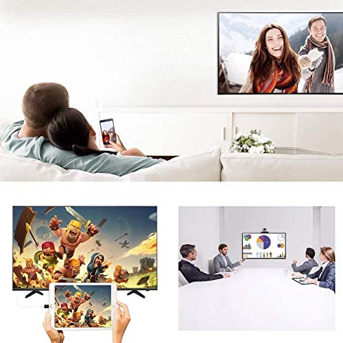 Veetone Lightning to HDMI Adapter for iPhone 11/11 Pro/XR/XS/X8, iPad on HDTV/Monitor/Projector