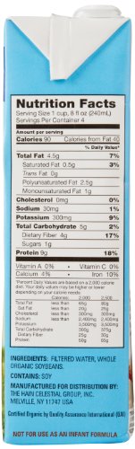 West Soy Organic Soymilk, Unsweetened Vanilla, 32 Fl Oz