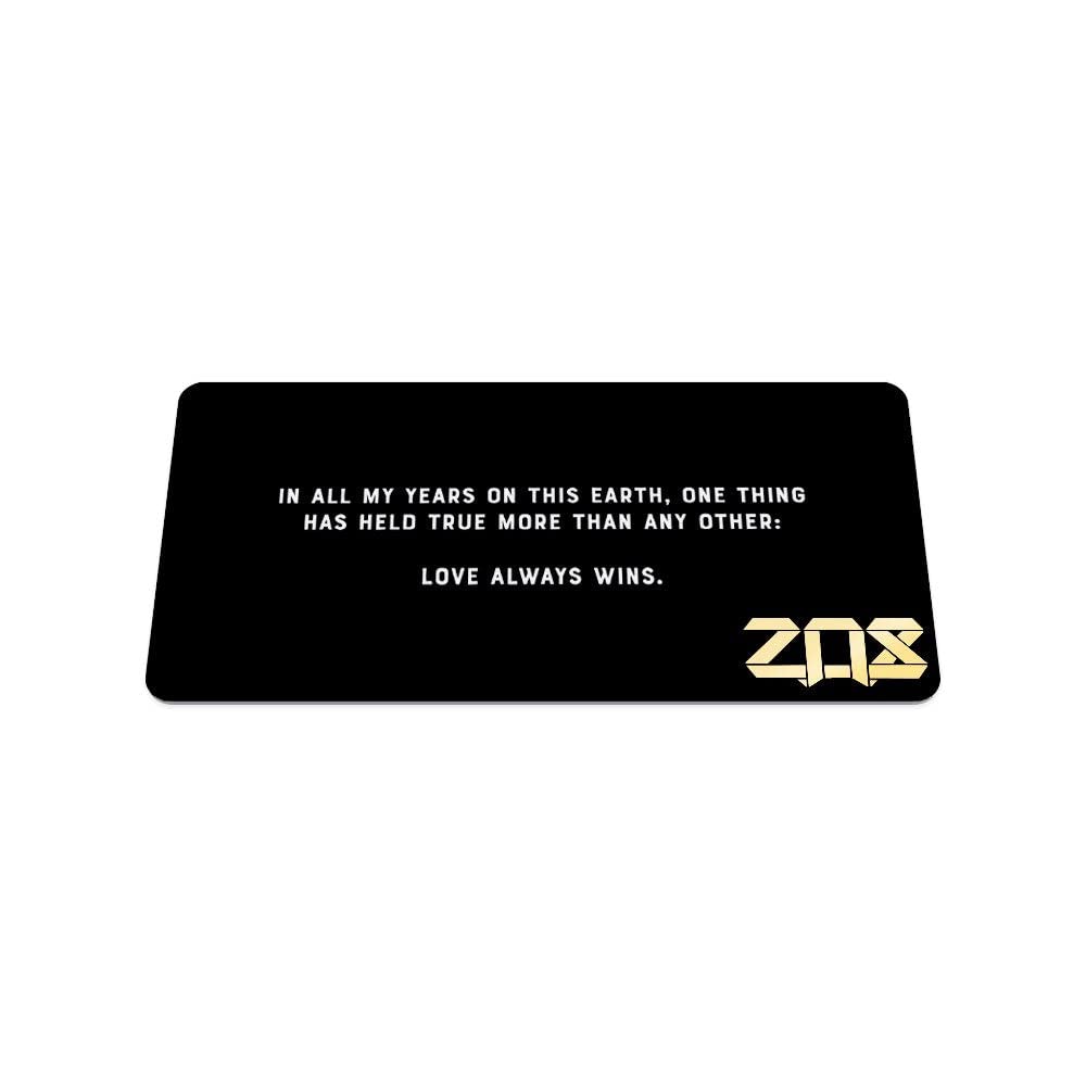 ZOX Bracelets β Love Wins | Stretchy Elastic Band with Motivational Affirmations and Beautiful Artwork, Great Gift for Men, Women, and Kids (Medium)