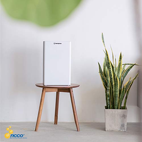 Westinghouse 1702 HEPA Air Purifier with Patented Medical Grade NCCO Technology for Home, Eliminates & Kills Bacteria and Viruses, Filters Dust, Pet Dander, Odor, Allergies, Kitchen, Bedroom