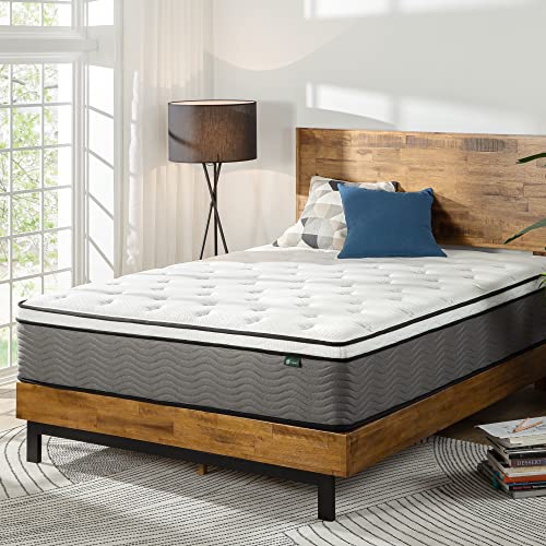 ZINUS 12 Inch Support Plus Pocket Spring Hybrid Mattress, King, Strong Coils for Durable Support, Pocket Innersprings for Motion Isolation, Mattress in A Box