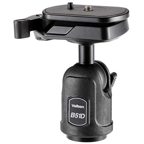 Velbon Free pan Head B51D Medium-Sized Bottom Diameter 31mm DIN Standard Quick Shoe corresponding Plastic 482228