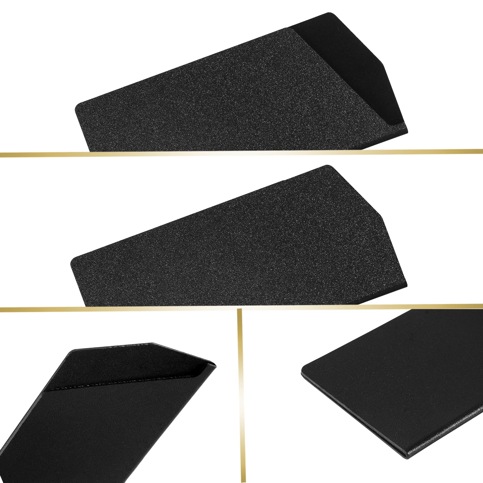XYJ Universal Knife Edge Guards 2 Pcs Set Kitchen Butcher Chef Knife Sheath Knife Sleeve ABS Knife Cover Knife Case Blade Protectors for Chopping Knife Cleaver(Knives Not Included)