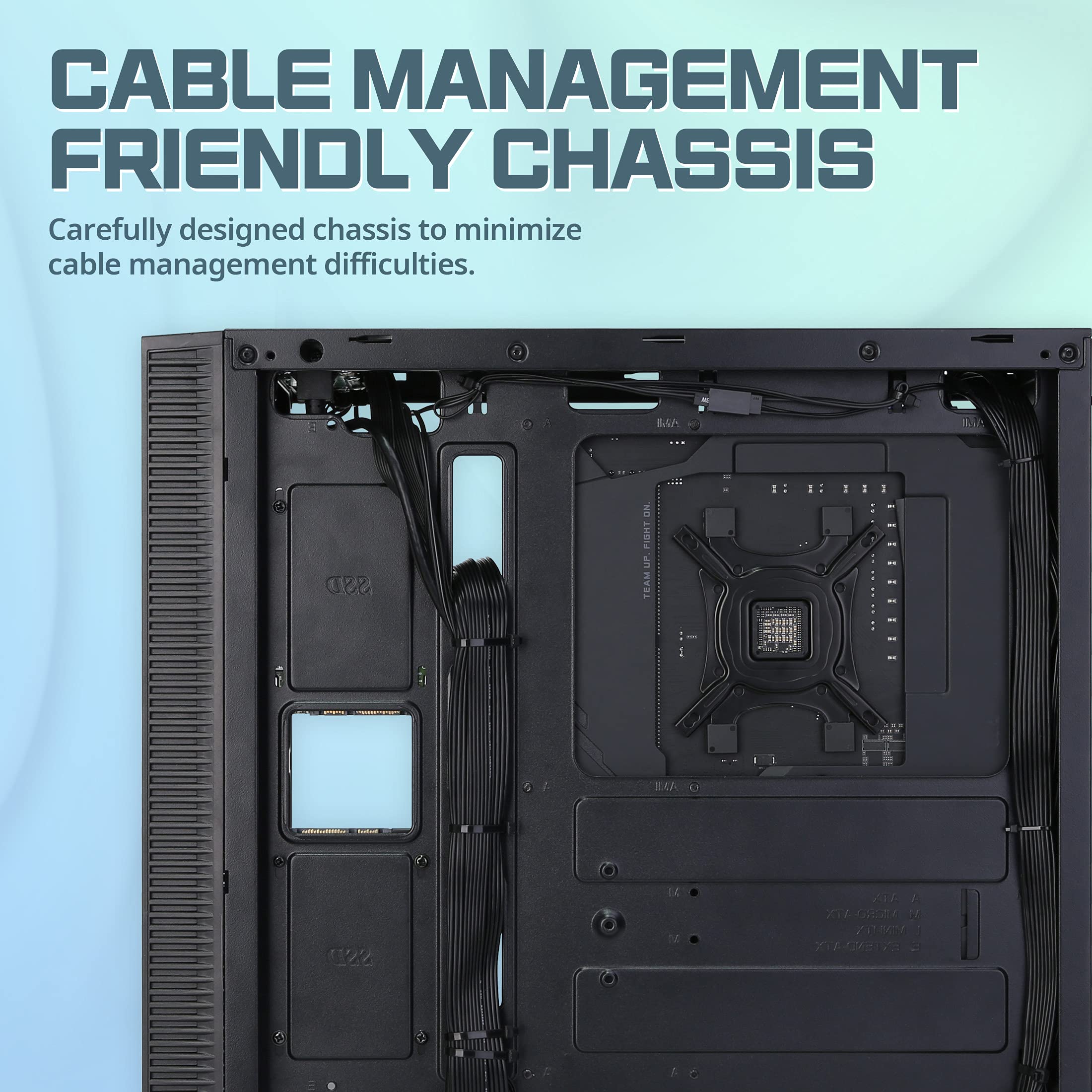 Zalman R2 ATX Mid Tower Gaming PC Computer Case, Mesh Front Panel, Tempered Glass, Top I/O Ports, Cooling System, Black,R2 Black,R2 Black