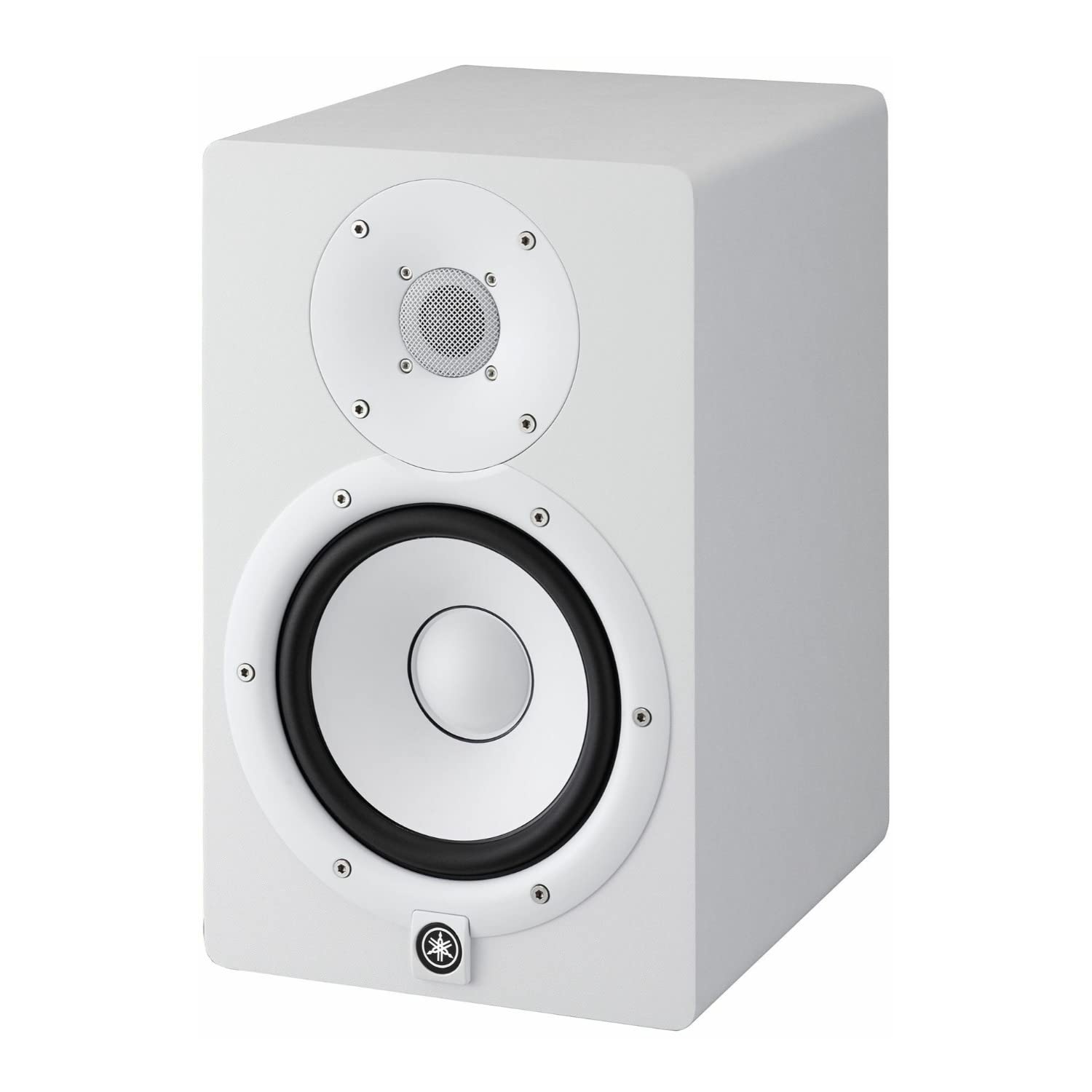 Yamaha HS7W 6.5-Inch Powered Studio Monitor (White, 2-Pack) Bundle (2 Items)