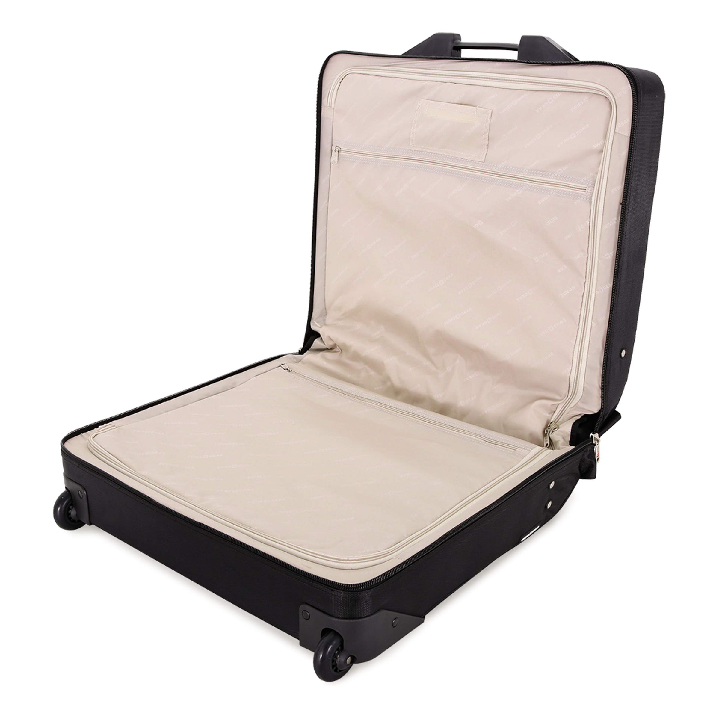 SwissGear 7895 Premium Rolling Garment Bag, Black, 24-Inch