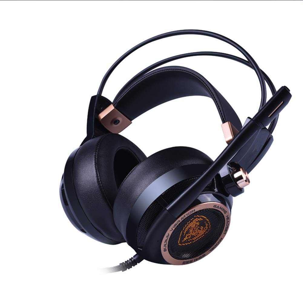 YYZLG G941 Noise Reduction Headphone Headset Computer 7.1 Effect Game to Eat Chicken Headset, Professional Game Gaming Headset