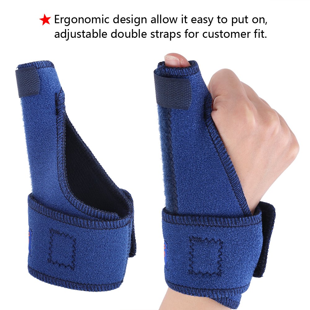 ZJchao Thumb Aluminium Splint Brace, Arthritis or Soft Tissue Injuries Aid Tools, Right Hand and Left Hand Use