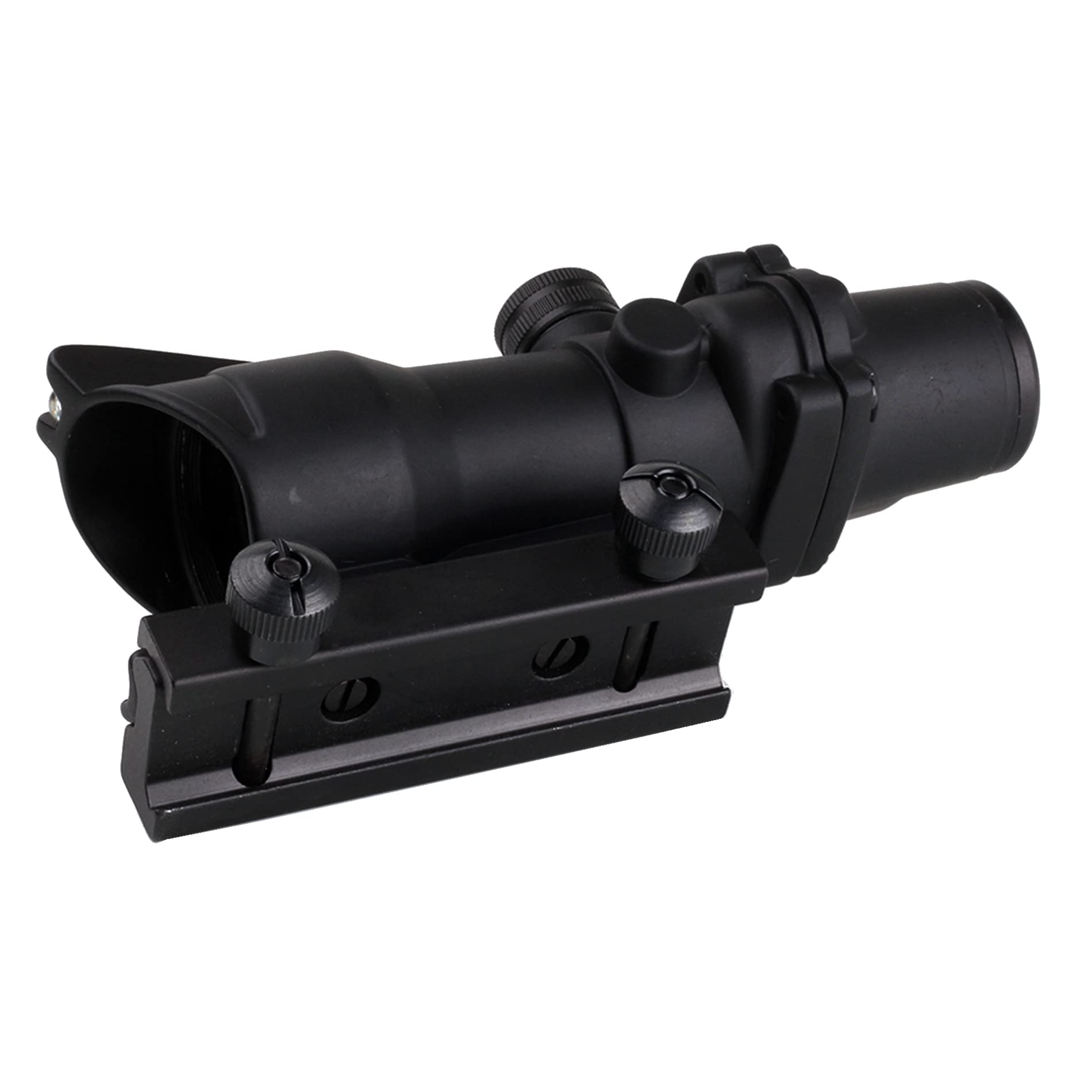 MAPLON 4x32 Acog Sope Real Fiber Optics Scope Black