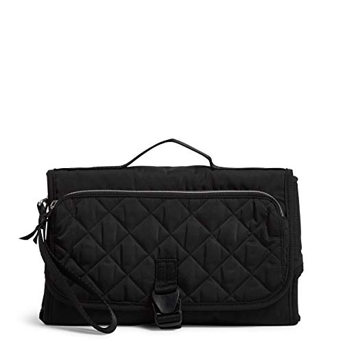 Vera Bradley Women's Performance Twill Travel Baby Changing Pad, Black, One Size