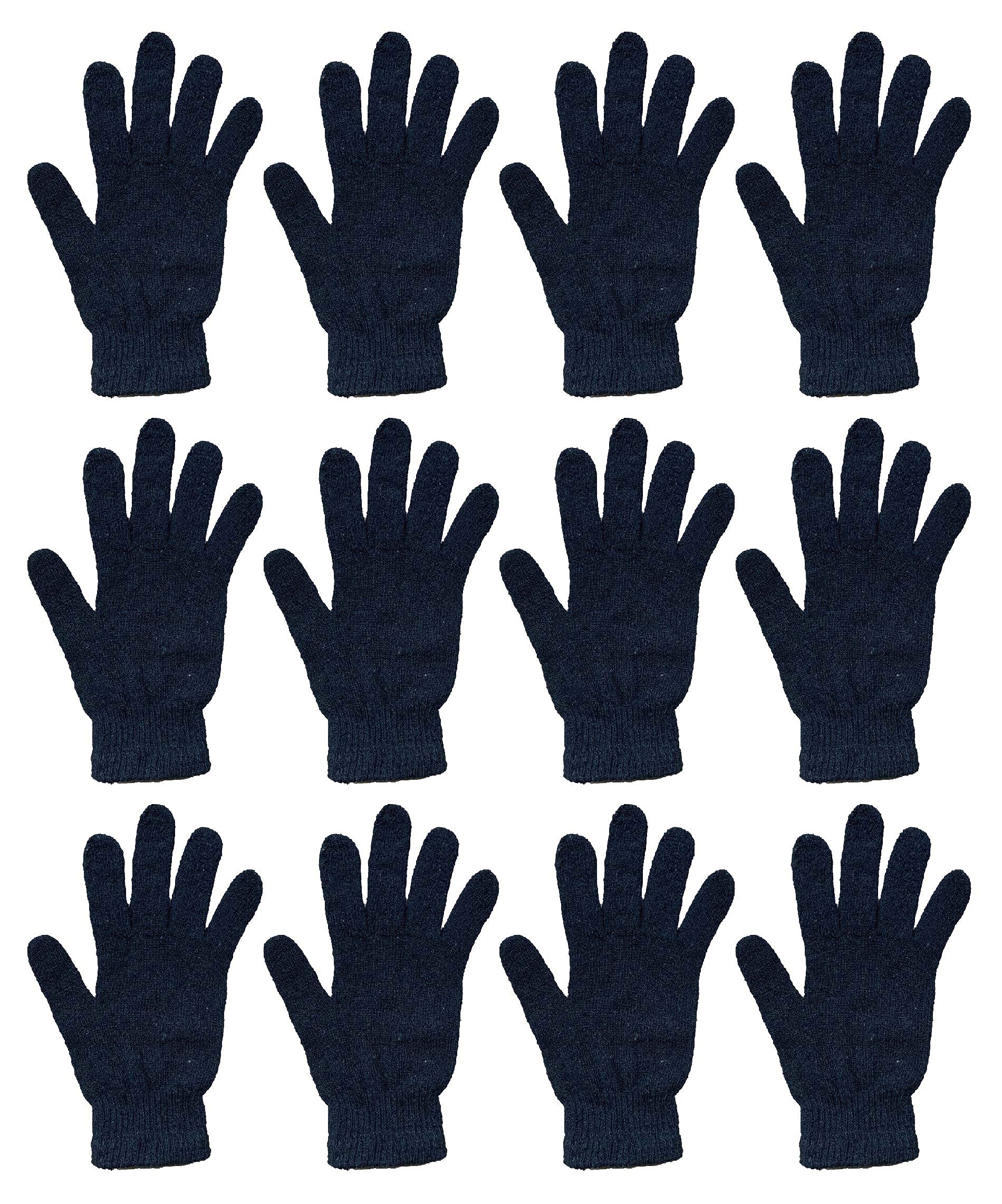 Yacht & Smith Wholesale Beanie and Glove Winter Bulk Kit, Kids Adults Bulk Sets, Homeless Donation Shelters