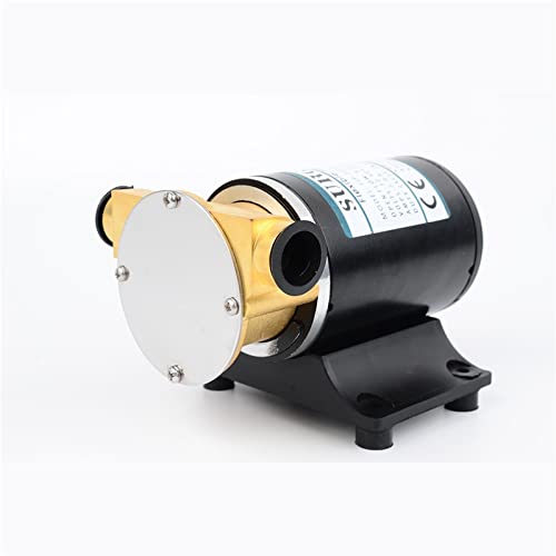 XuuSHA Hand Bilge Pump DC 12V/24V 25L/min Electric Self-Priming Flushing Pump Bilge Pump Automatic (Voltage : 24V)