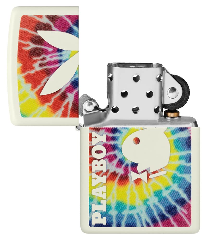 Zippo Playboy Tie-Dye Glow in The Dark Pocket Lighter