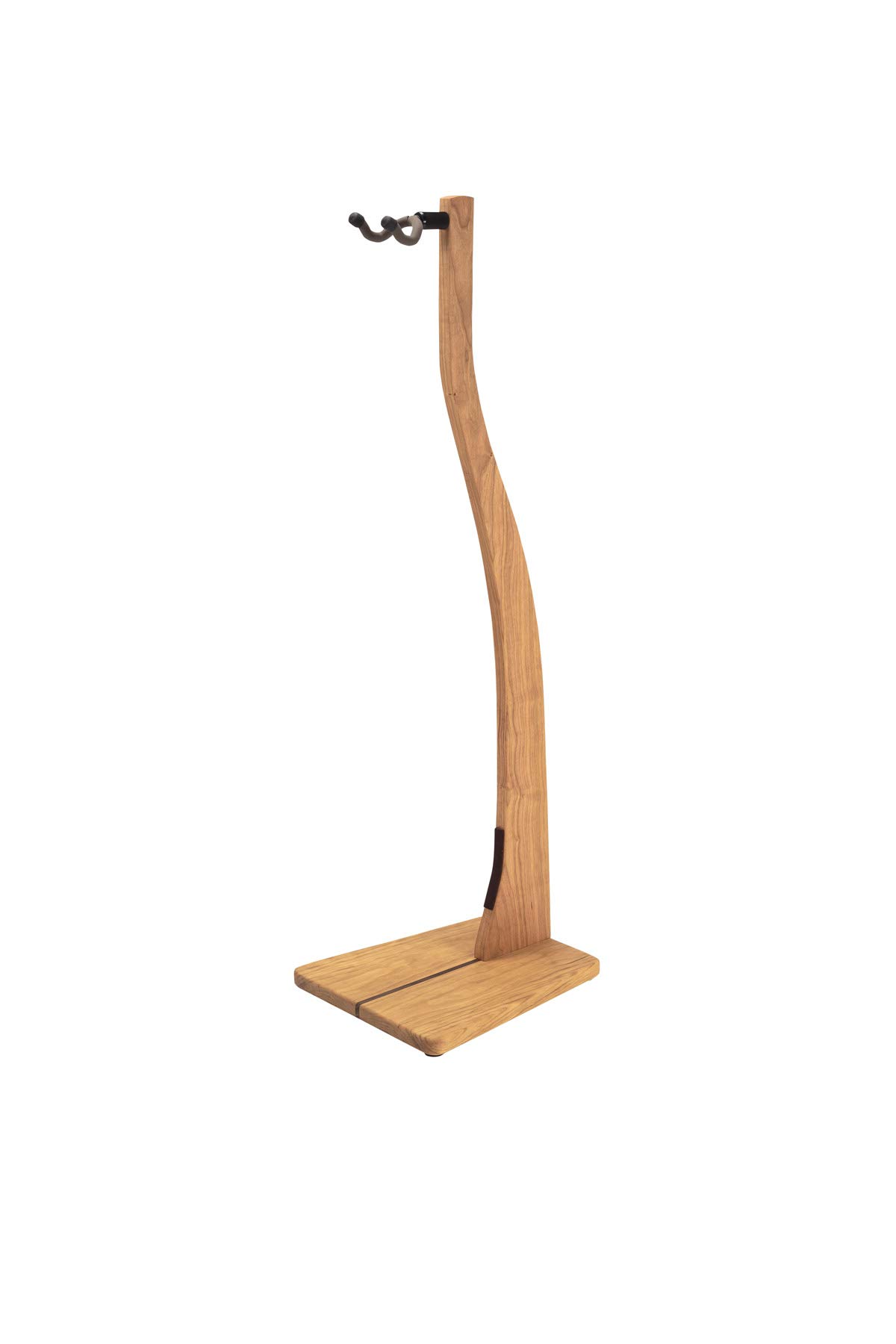 Zither Wooden Guitar Stand - Handcrafted Solid Walnut Wood Floor Stands Best for Acoustic, Electric and Classical Guitars, Made in USA